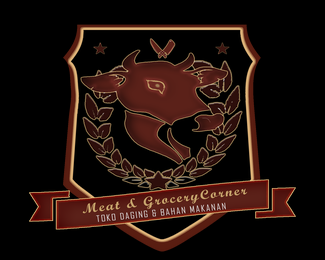 Logopond - Logo, Brand & Identity Inspiration (Gold Logo Fresh Meat)