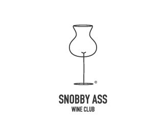 Logopond - Logo, Brand & Identity Inspiration (Snobby Ass Wine Club)